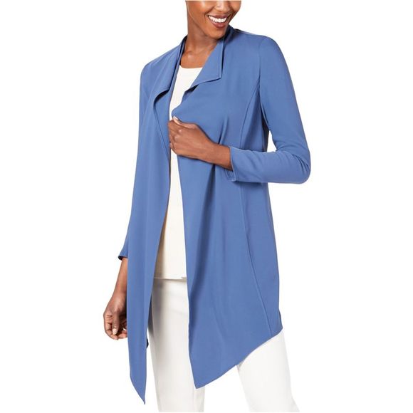 Anne Klein | Jackets & Coats | Anne Klein Womens Asymmetrical Jacket ...